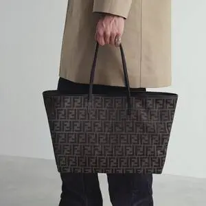 Fendi Medium Roll Ff Zucca Shopper